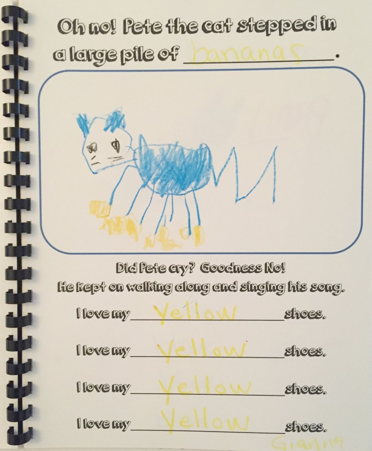 Pete the Cat page 1 - Ms. Stephanie's Preschool