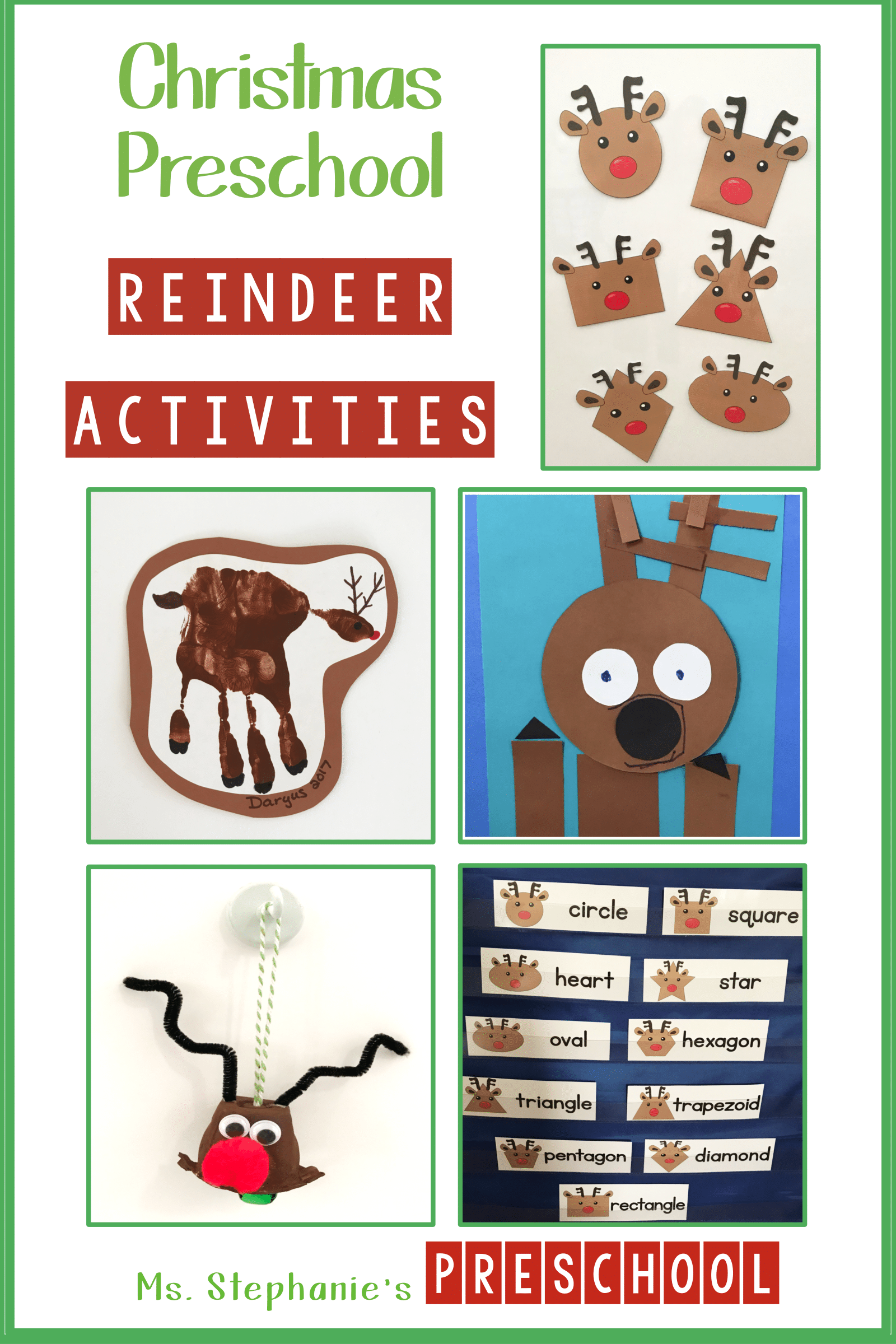 Christmas Reindeer Blog Pinterest Image-1 2 - Ms. Stephanie's Preschool