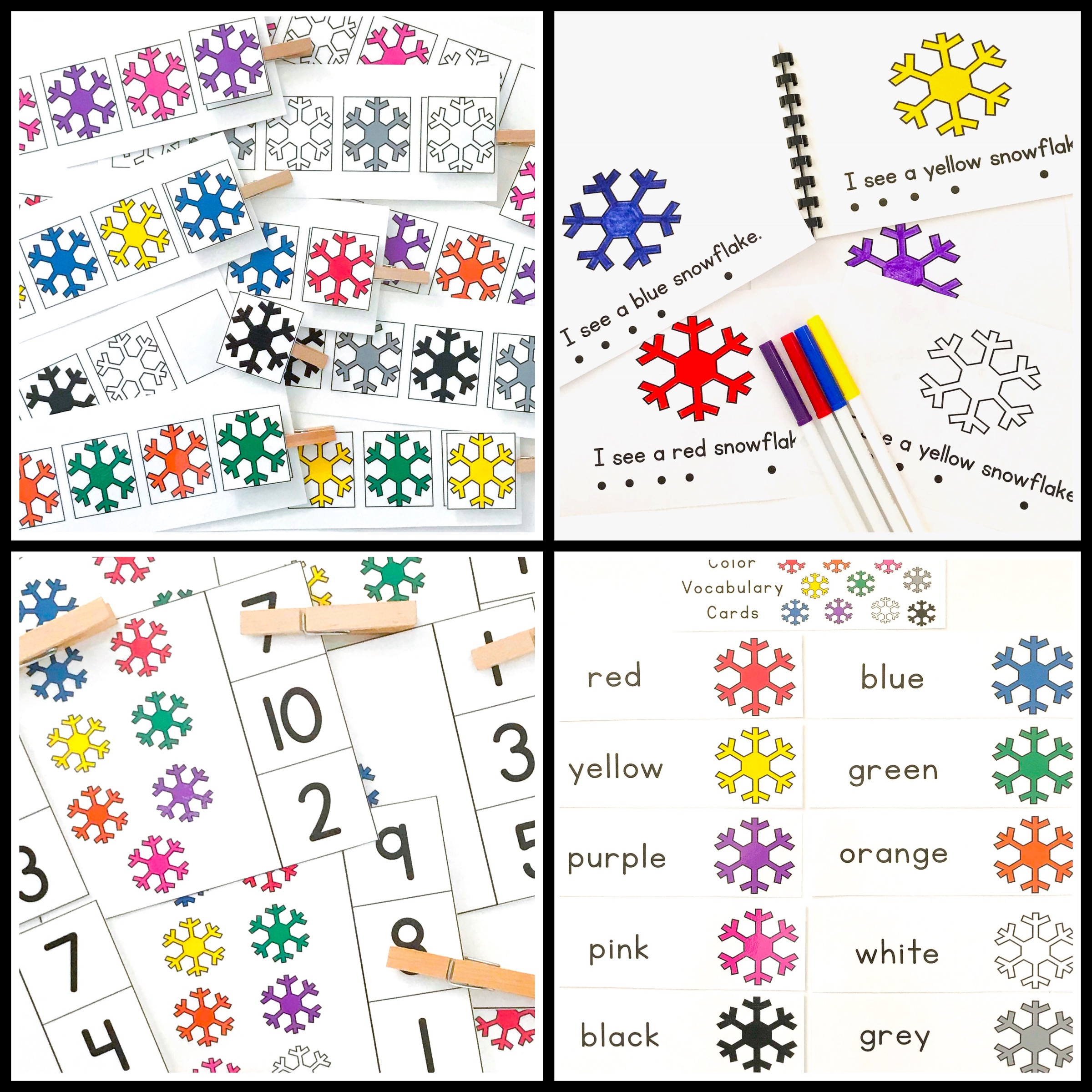 Snowflake Activities for the Preschool Classroom - Ms. Stephanie's ...