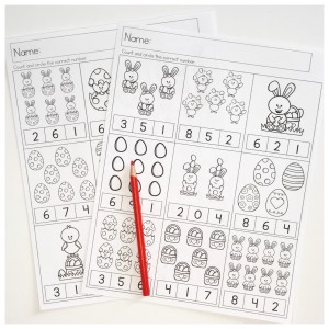 Easter Preschool Math Worksheets - Ms. Stephanie's Preschool