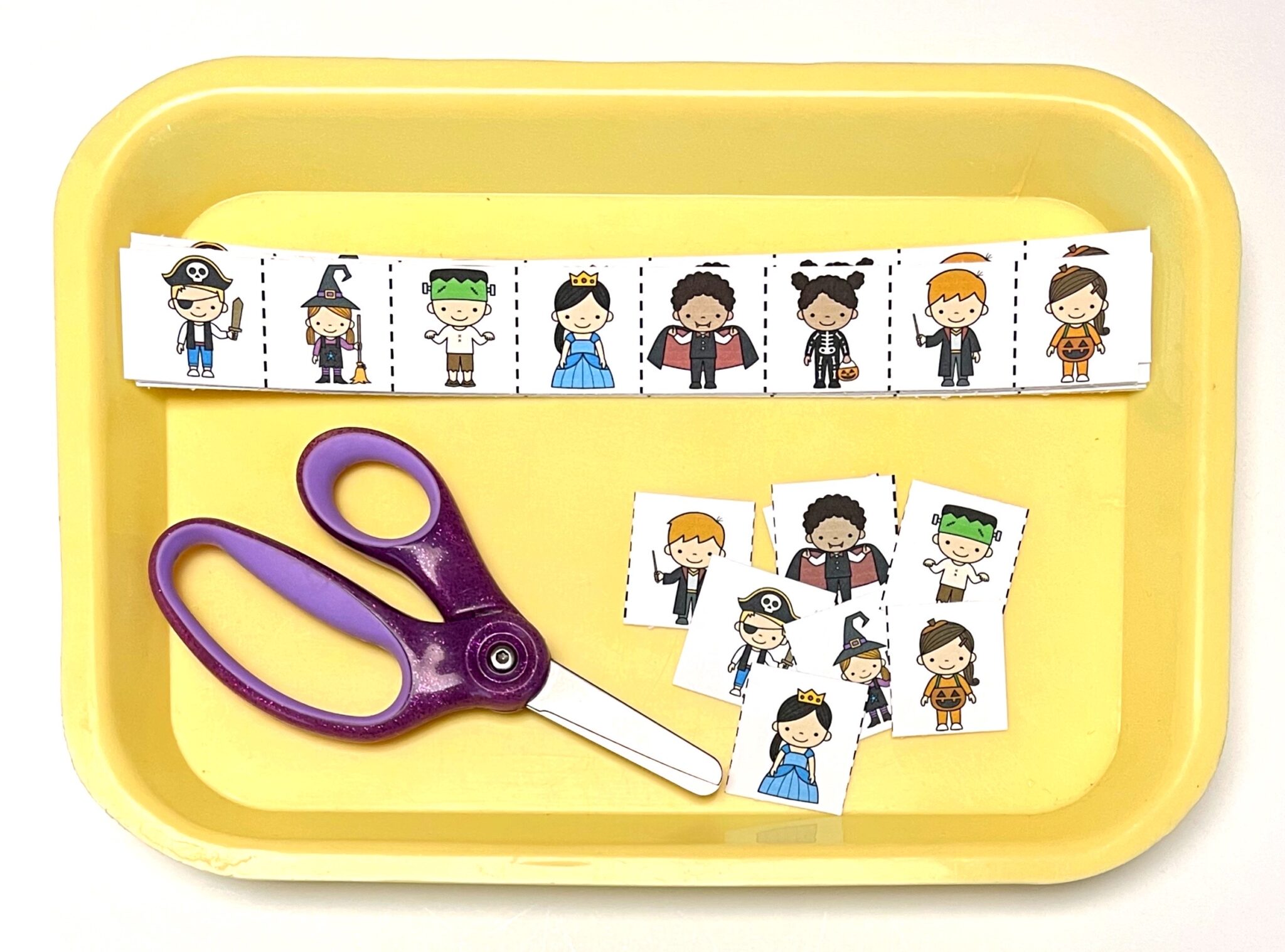Preschool Halloween Scissor Puzzles - Ms. Stephanie's Preschool