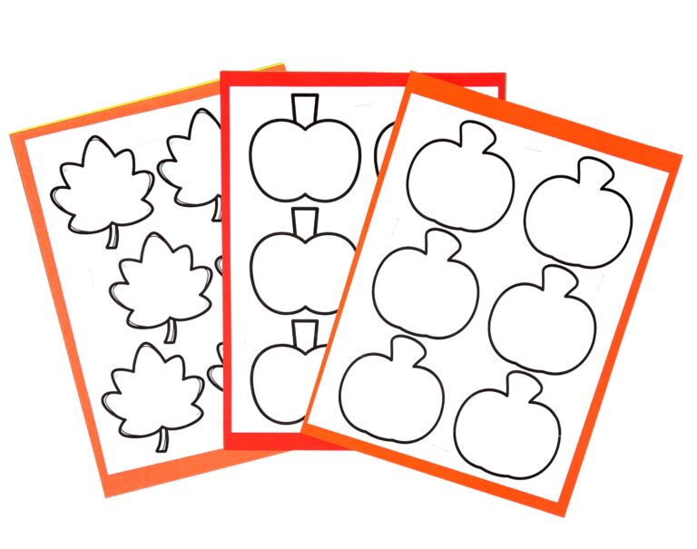 Fall Scissor Activities for the Preschool Classroom - Ms. Stephanie's ...