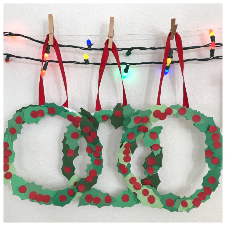 Preschool Holiday Wreath Projects - Ms. Stephanie's Preschool