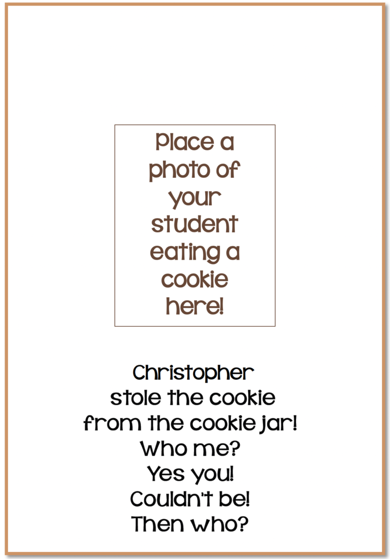 Who Stole the Cookie from the Cookie Jar? - Ms. Stephanie's Preschool