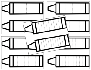 Crayon Name Craft Activity - Ms. Stephanie's Preschool