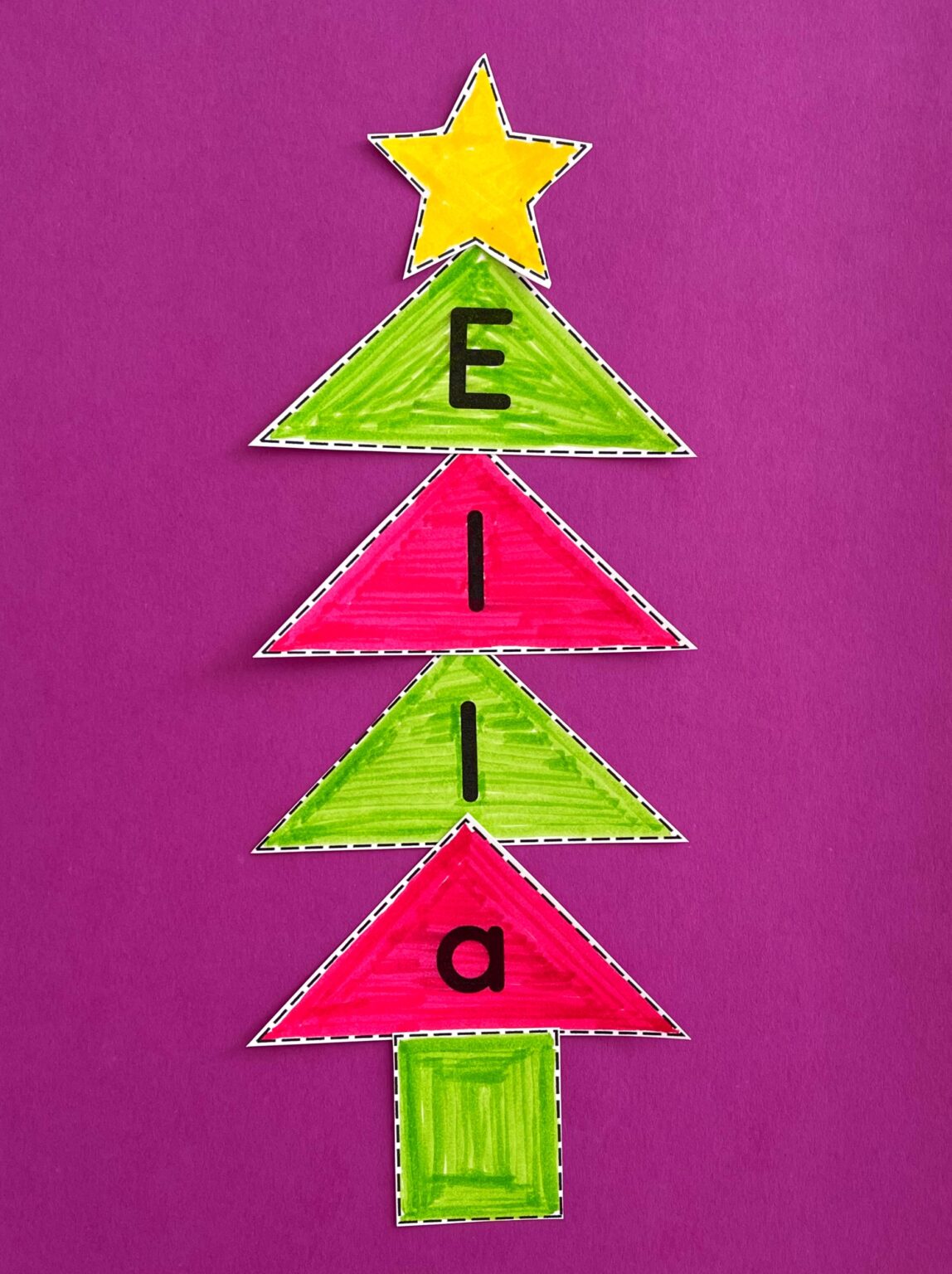 Christmas Tree Name Activity - Ms. Stephanie's Preschool