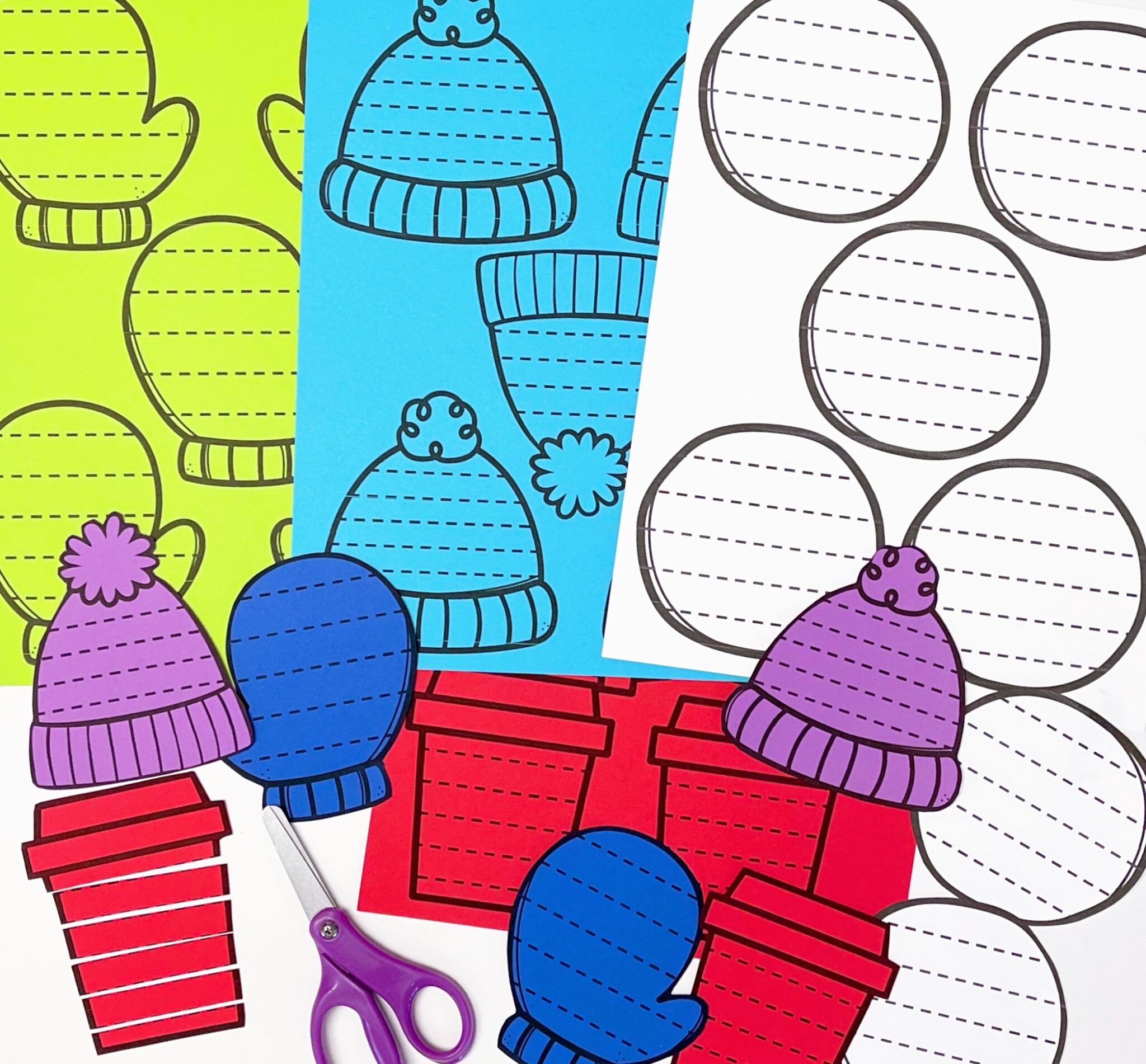 Winter Preschool Scissor Activities - Ms. Stephanie's Preschool