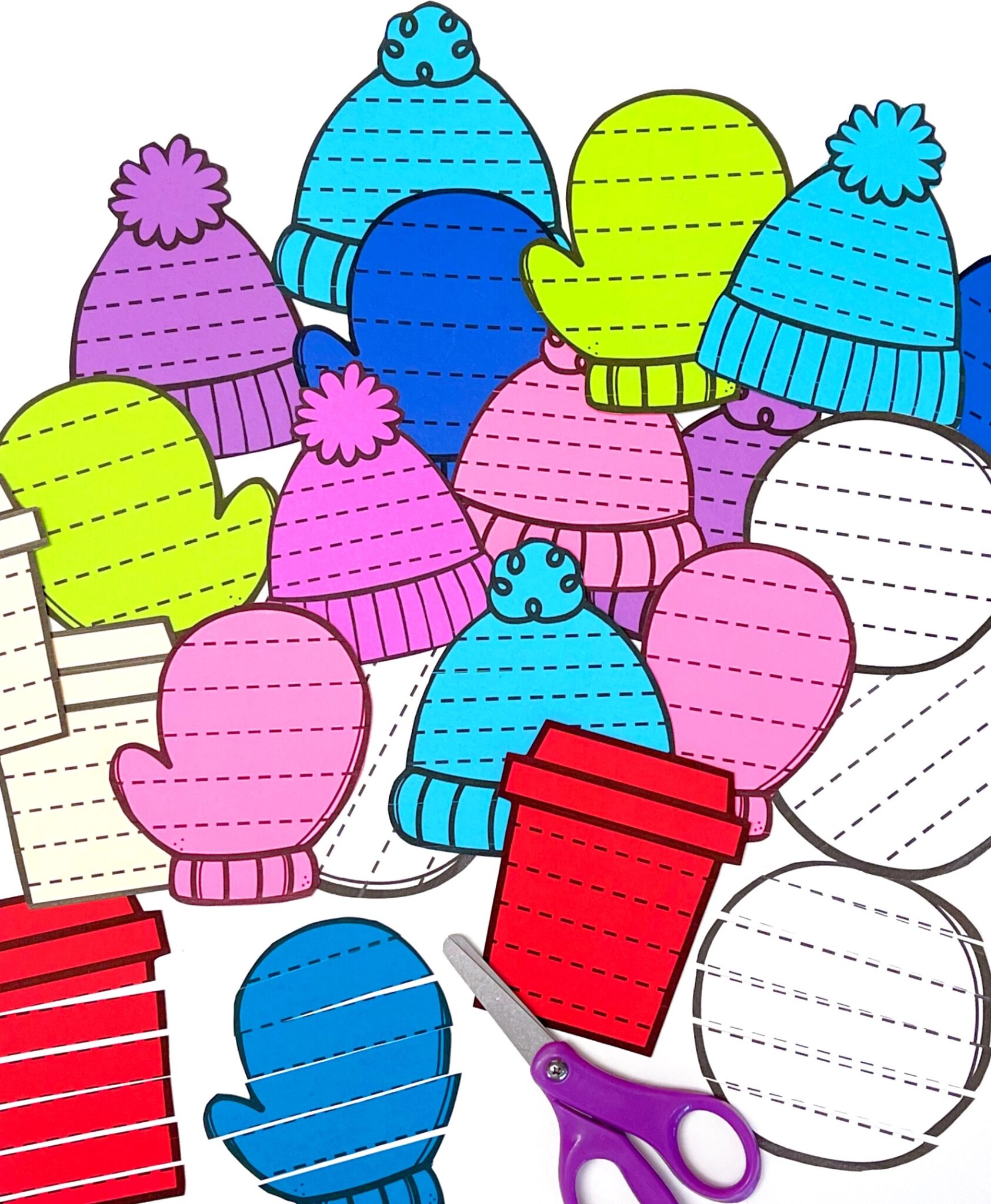 Winter Preschool Scissor Activities - Ms. Stephanie's Preschool