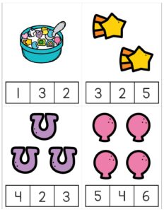 Lucky Charms Count and Clip Cards - Ms. Stephanie's Preschool