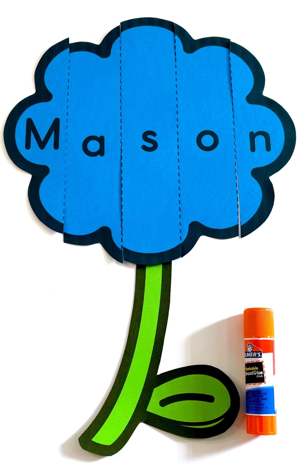 Spring Flower Name and Scissor Craft Activity - Ms. Stephanie's Preschool