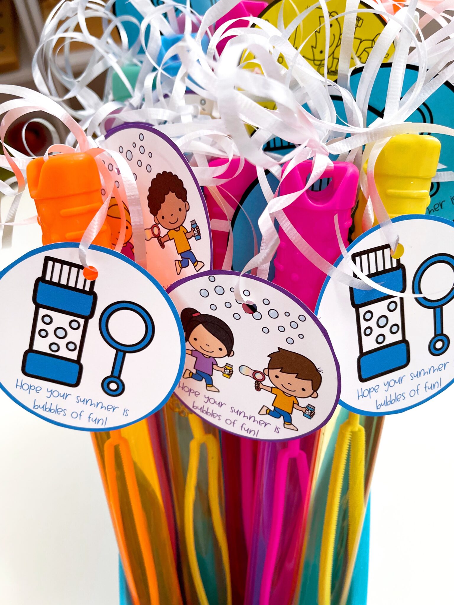 Bubble Summer Gift Tags - Ms. Stephanie's Preschool