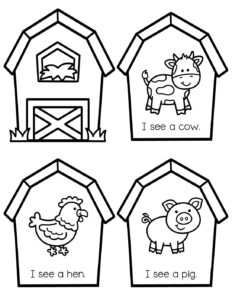 Farm Barn Animal I See Book - Ms. Stephanie's Preschool