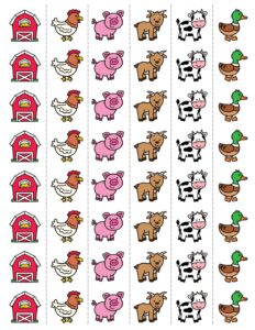 Farm Scissor Activity - Ms. Stephanie's Preschool