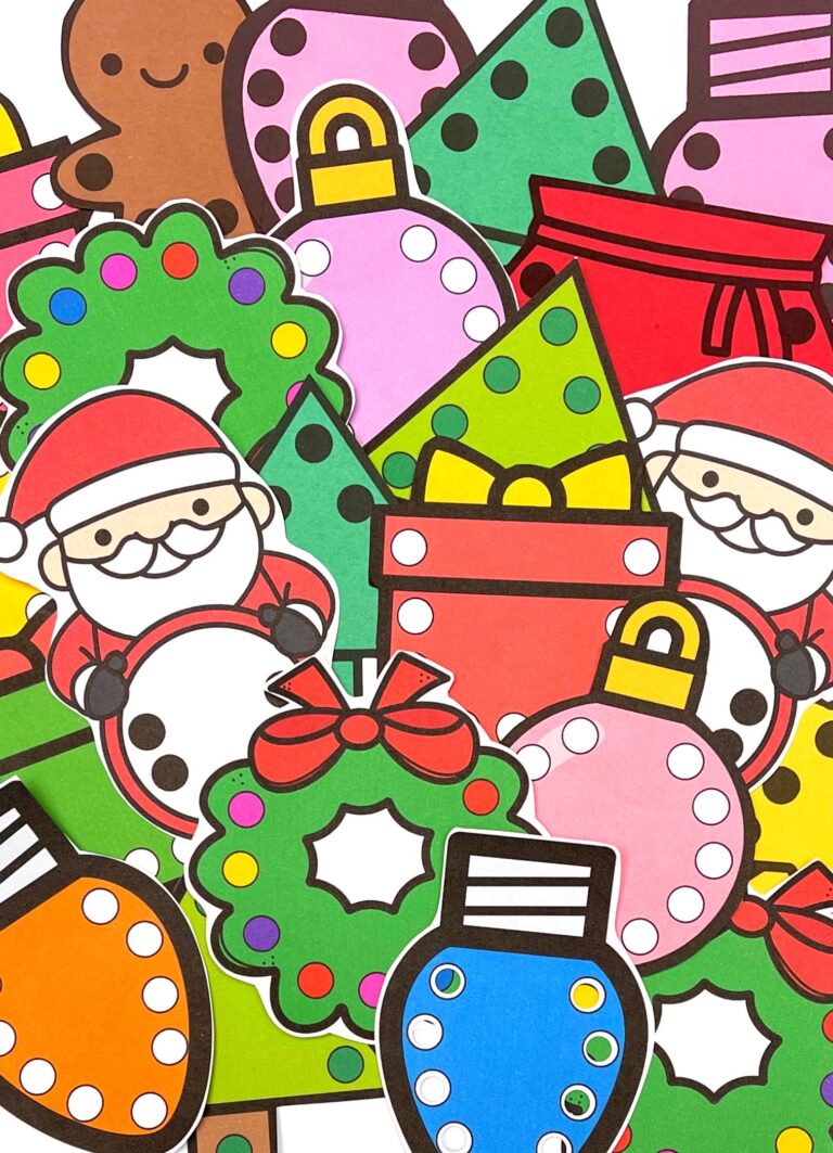 Christmas Hole Punch Activity - Ms. Stephanie's Preschool