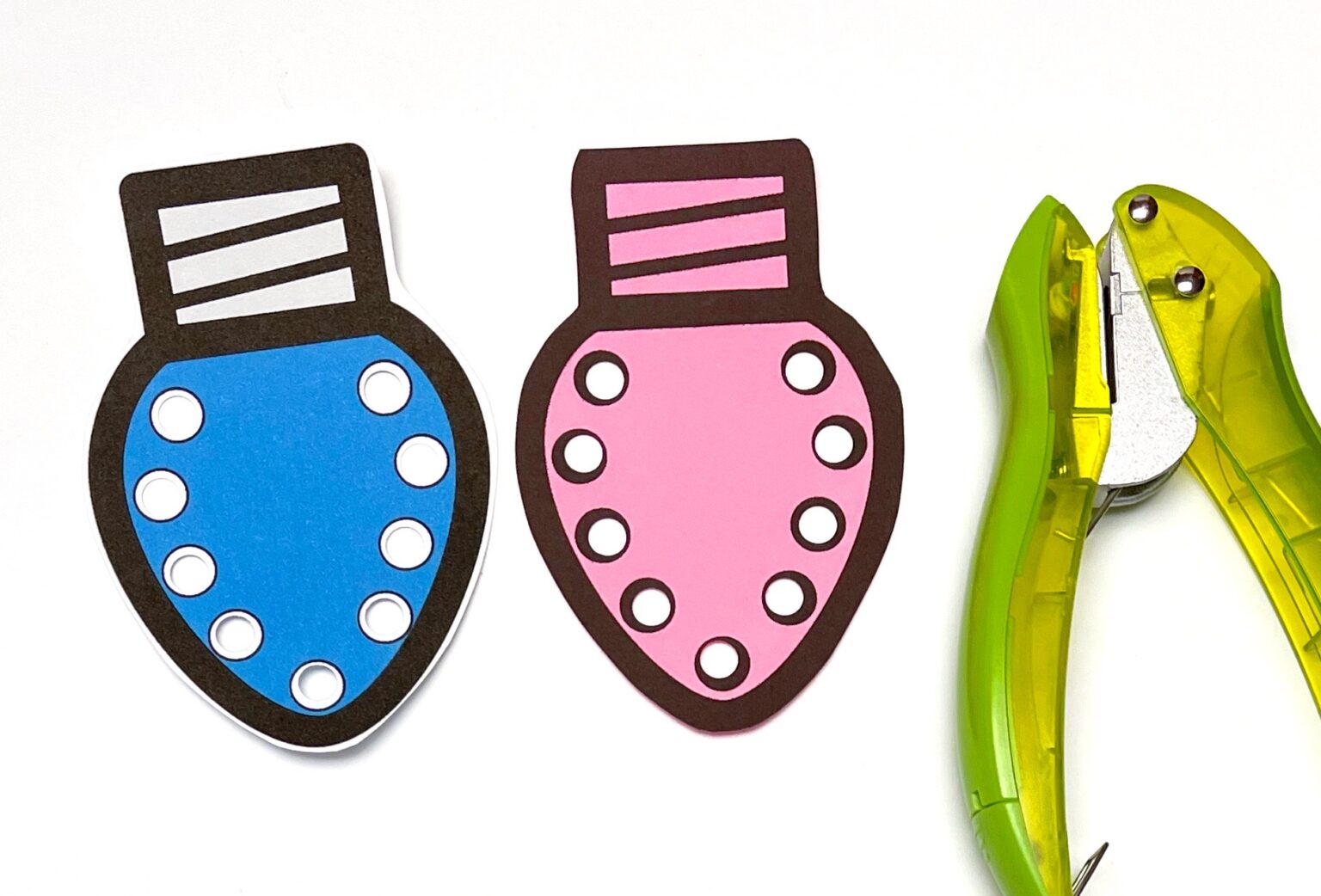 Christmas Hole Punch Activity - Ms. Stephanie's Preschool