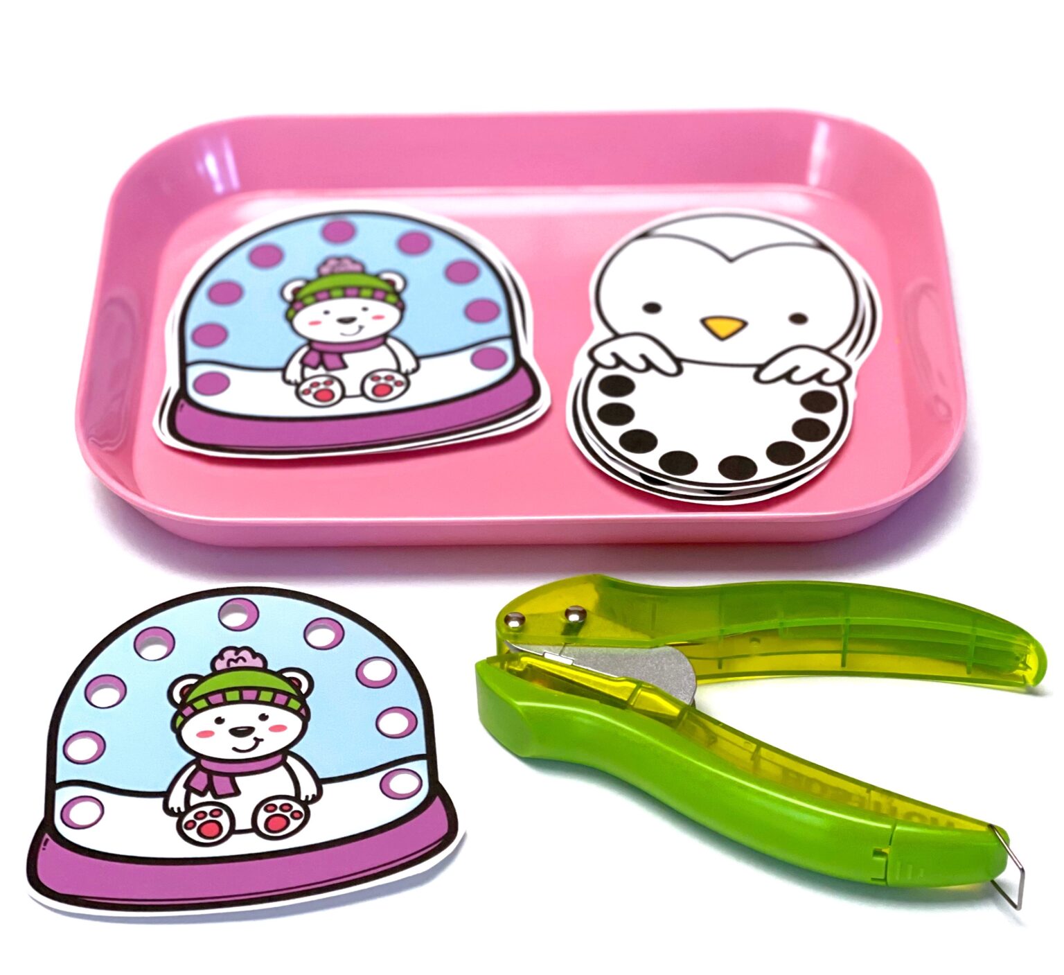 Winter Hole Punch Activity - Ms. Stephanie's Preschool