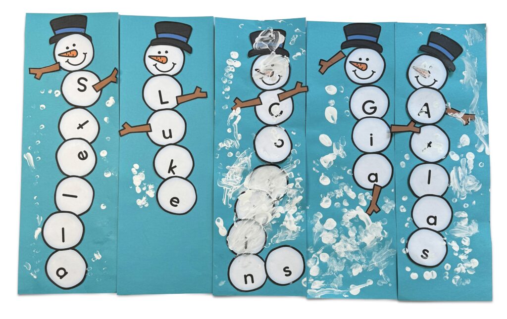 Snowman-Name-Activity-Preschool-Class - Ms. Stephanie's Preschool