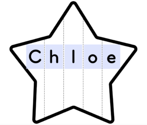 Star Name and Scissor Activity Craft - Ms. Stephanie's Preschool
