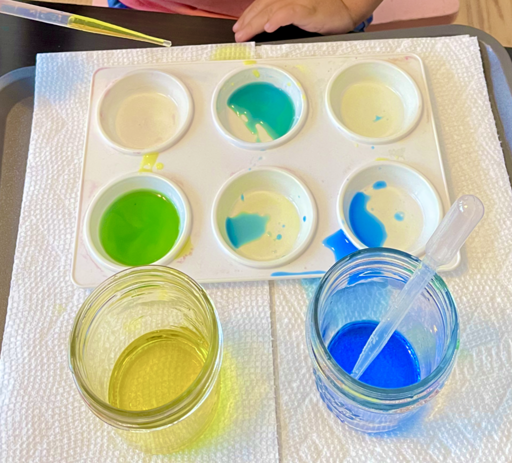 Color Mixing - Ms. Stephanie's Preschool