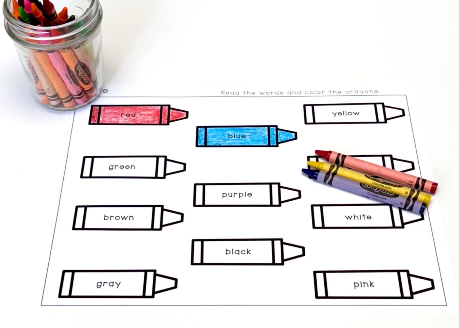 Crayon Themed Preschool Activities - Ms. Stephanie's Preschool