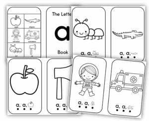 Letter A Beginning Sounds Reader Coloring Book - Ms. Stephanie's Preschool