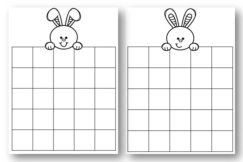 Easter Bunny Letter Formation Cards - Ms. Stephanie's Preschool