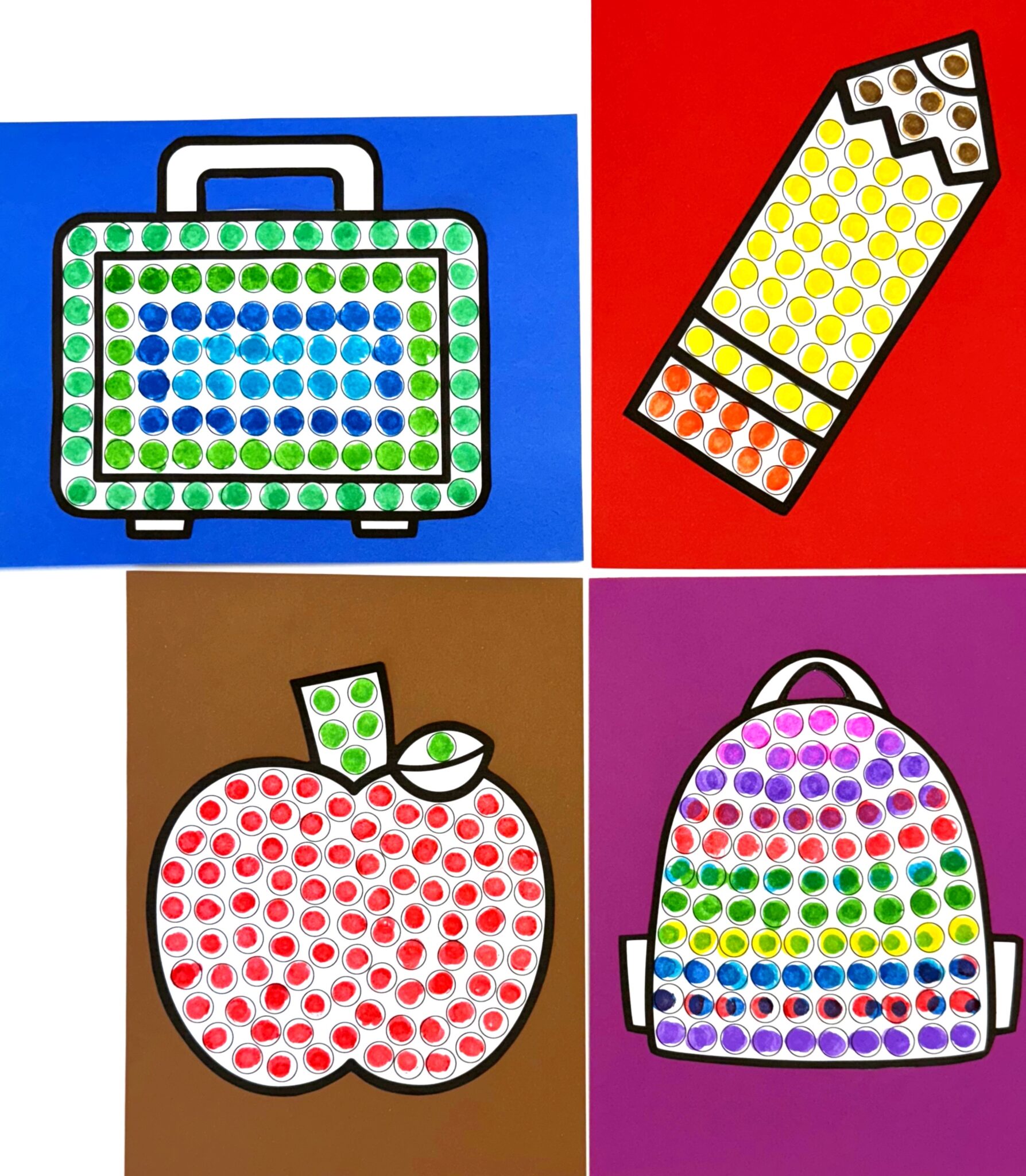 Year-Long Dot Art Activities - Ms. Stephanie's Preschool