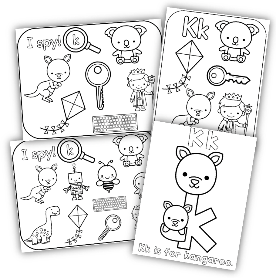 Letter K – Preschool Alphabet Activities - Ms. Stephanie's Preschool