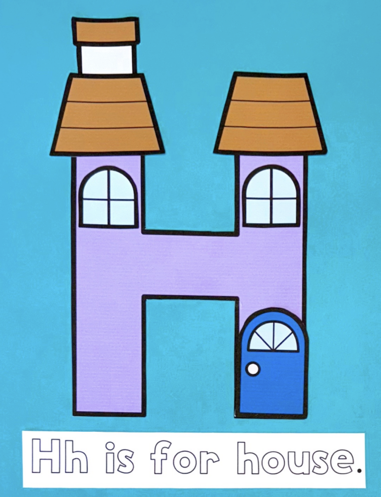 Letter H – Preschool Alphabet Activities - Ms. Stephanie's Preschool