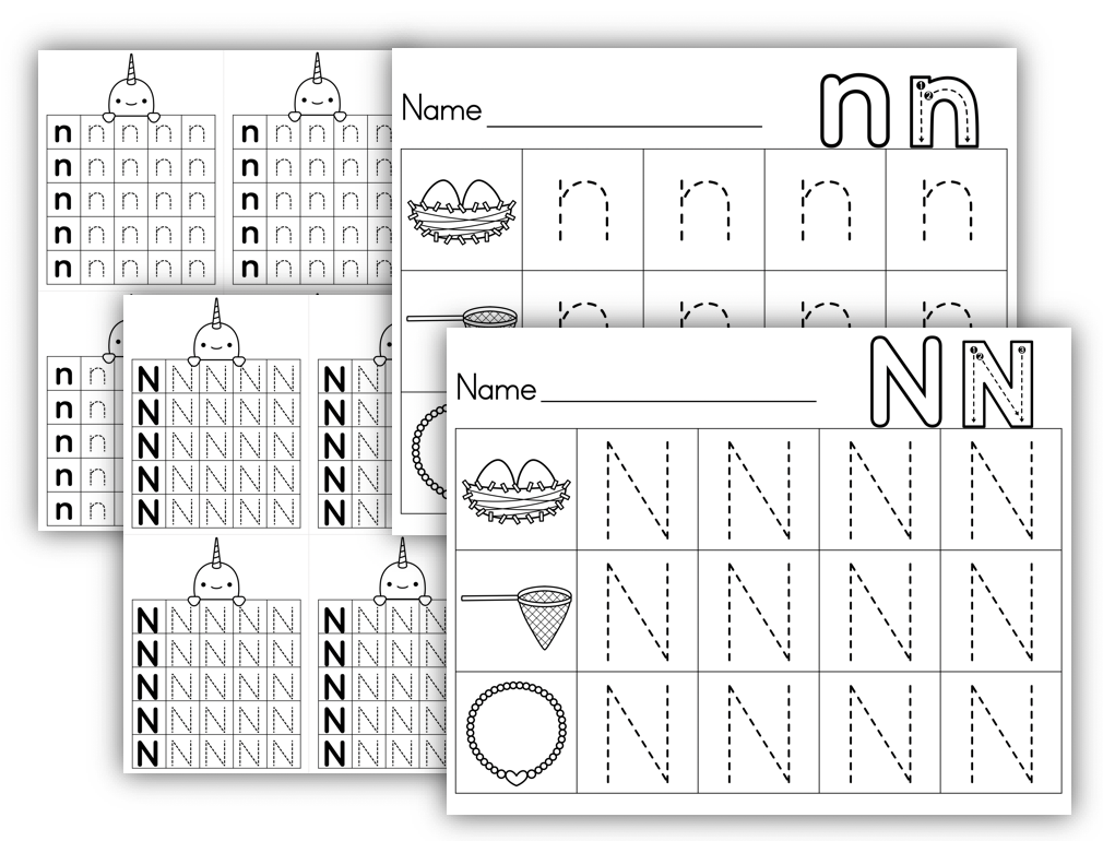 Letter N – Preschool Alphabet Activities - Ms. Stephanie's Preschool