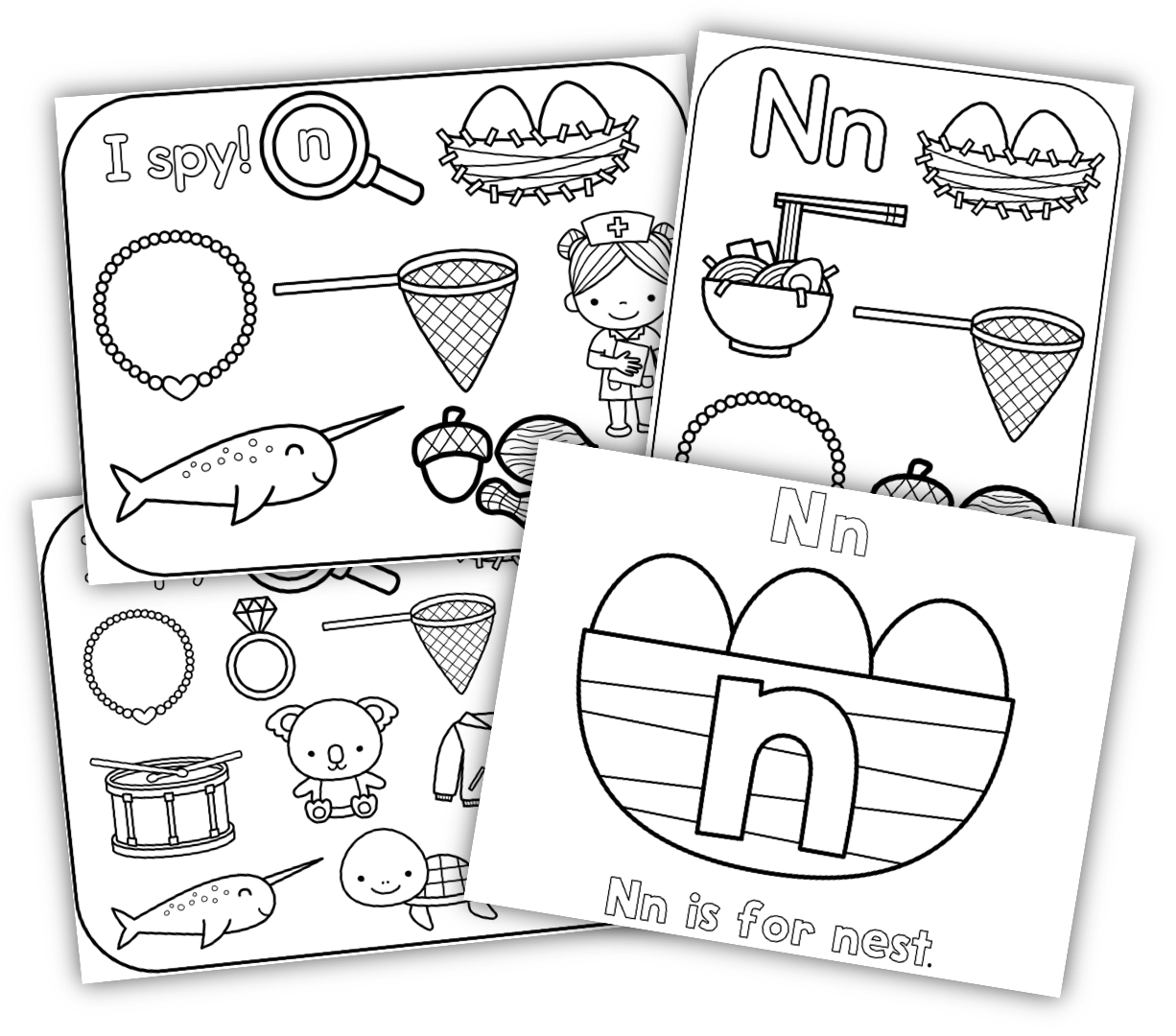 Letter N – Preschool Alphabet Activities - Ms. Stephanie's Preschool